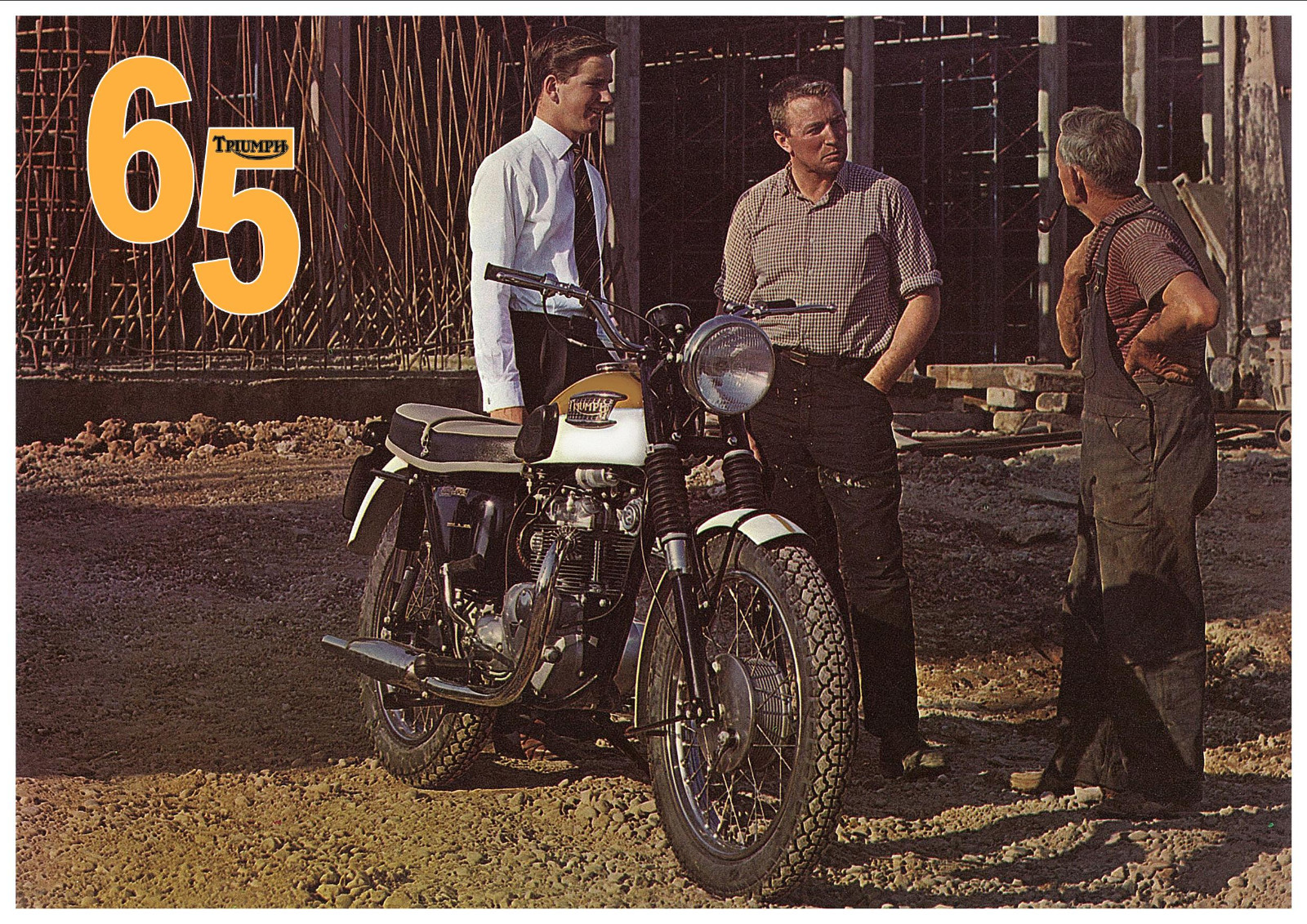 TRIUMPH Poster T100 T100SR Sports Tiger 1965 Suitable to Frame | eBay