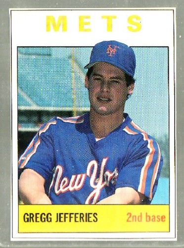 GREGG JEFFERIES - 1989 SCD POCKET PRICE GUIDE CARD #7 - 1964 TOPPS - #BL | eBay