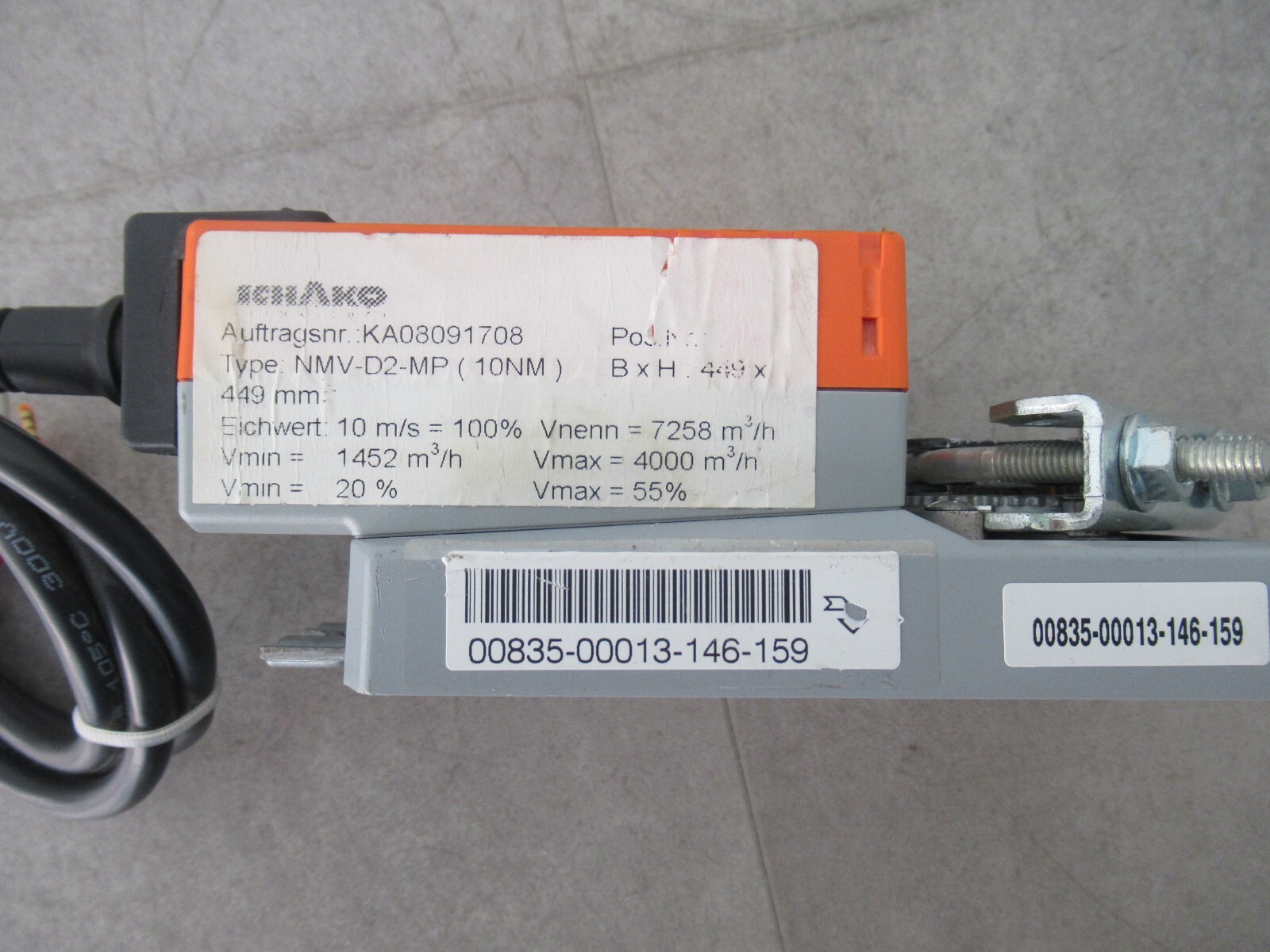 SCHAKO NMV-D2-MP SO Rotary Actuator 10 NM 24VAC/Dc | eBay