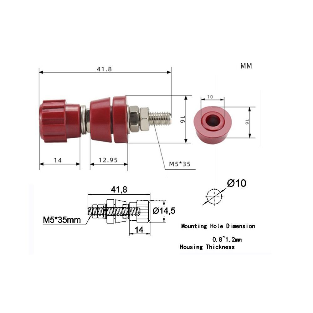 Supply Terminals Copper Posts Terminal Connector Post Connector ...