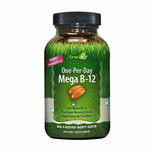 One-Per-Day Mega B-12 60 Softgels by Irwin Naturals | eBay