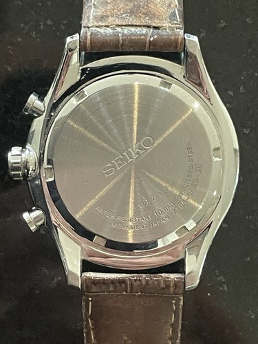 Herren Quarzuhr aus Japan Chronograph SEIKO 7T04-0AE0 Big Date | eBay.de