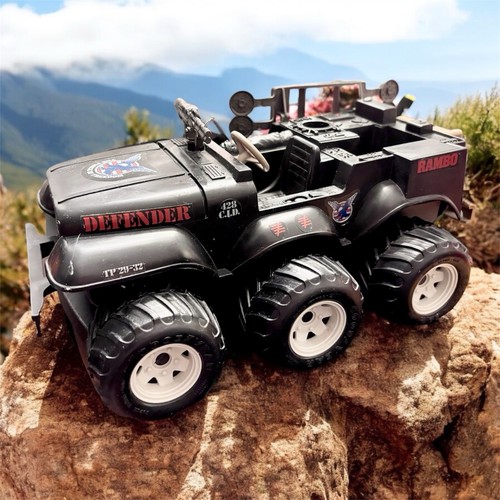 VTG 1985 RAMBO Defender Assault JEEP 6x6 Force of Freedom Coleco ...
