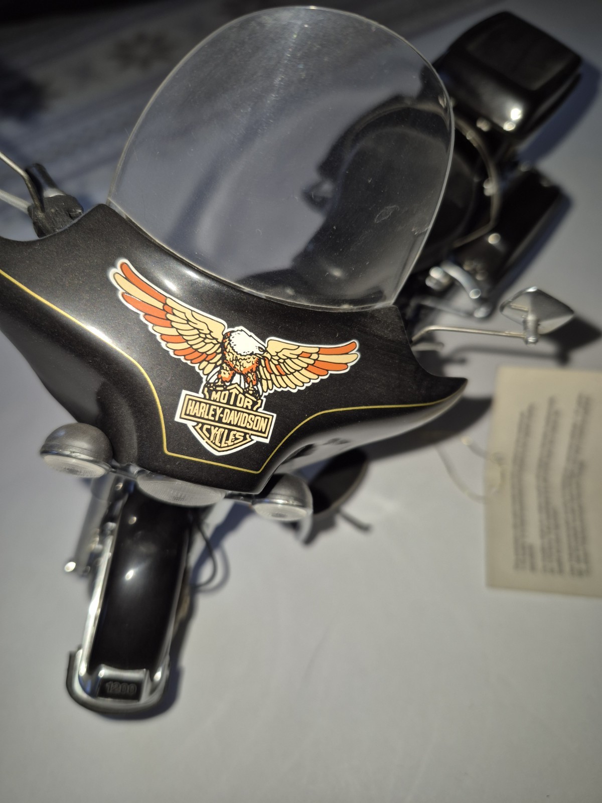 FRANKLIN MINT HARLEY DAVIDSON 1976 ELECTRA GLIDE MOTORCYCLE W TAG | eBay