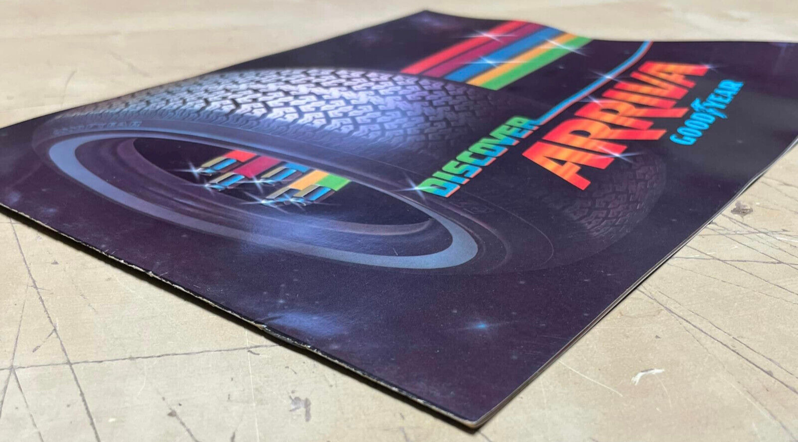 Vintage 1980 Original Goodyear Discover Arriva Sales Brochure Print Ad ...
