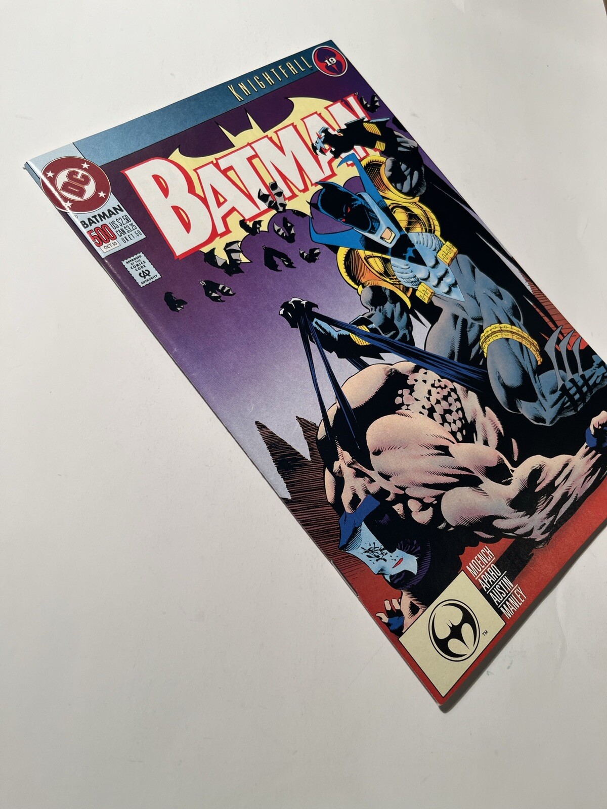 Batman #500 DC 1993 Bane Cover By Kelly Jones Knightfall NM | eBay
