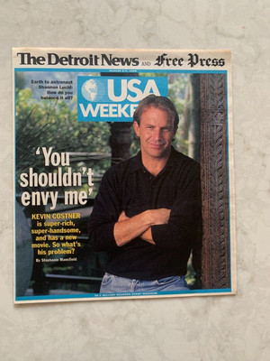 USA Weekend magazine, August 2-4, 1996, cover: Kevin Costner | eBay
