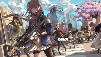 Anime girls frontline gun with guns ar15 m16 m4a1 m4 Playmat Gaming Mat ...
