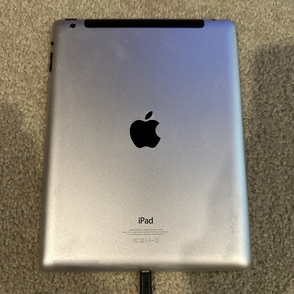 Apple iPad 4 A1459 Unlocked 32GB Silver WiFi And Cellular | eBay
