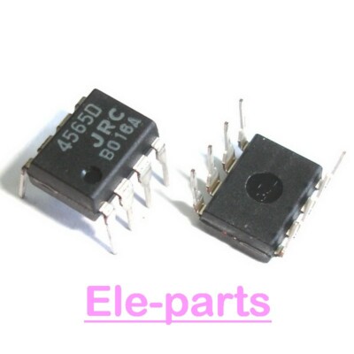 10 PCS NJM4565D DIP-8 NJM4565 JRC 4565D Dual Operational Amplifier IC ...