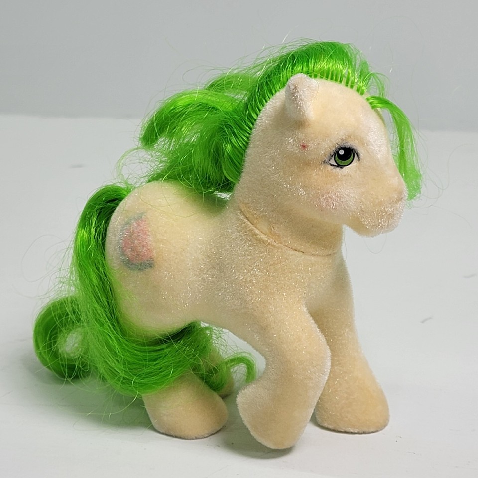 🦄 Vintage My Little Pony G1 So Soft Scrumptious 1980s Fuzzy Watermelon ...