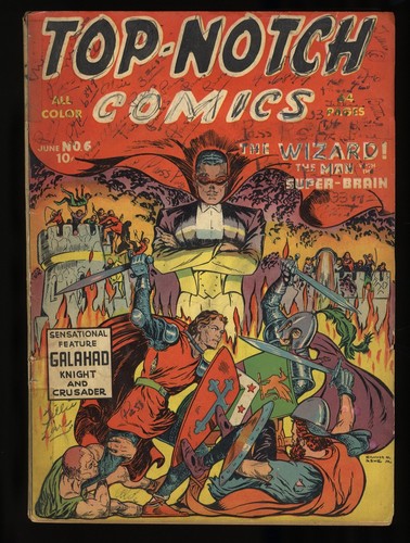 Top Notch Comics #6 GD+ 2.5 The Wizard Appearance Golden Age Superhero ...