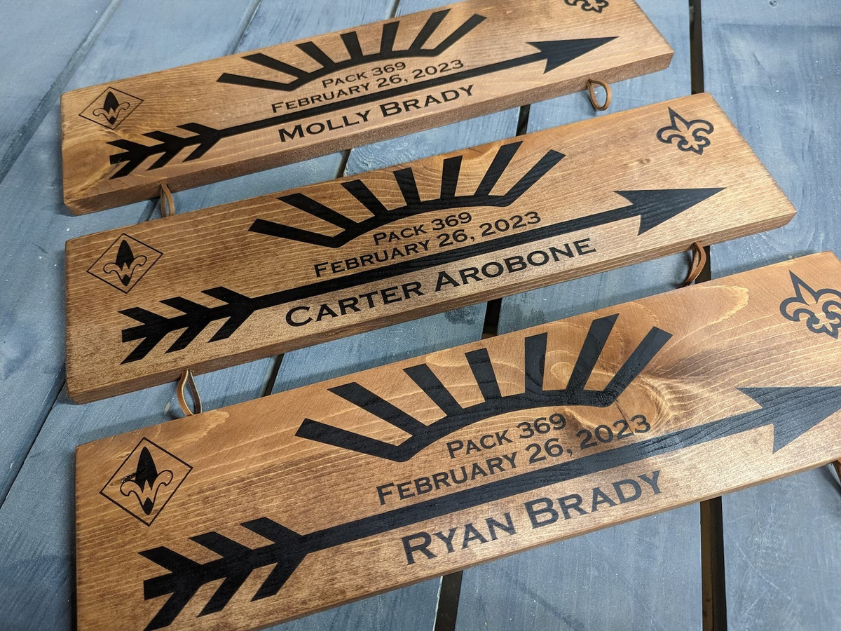 Boy Scout Arrow Of Light Plaques | Shelly Lighting