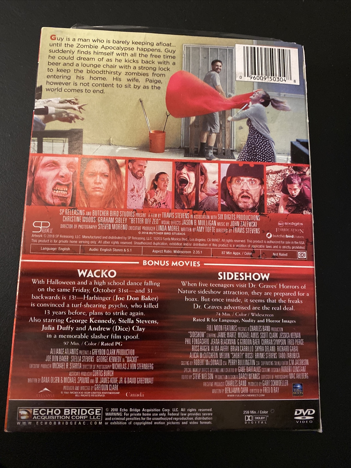 Better off Zed (2018 PLUS BONUS MOVIES Wacko & Sideshow (DVD) NEW | eBay