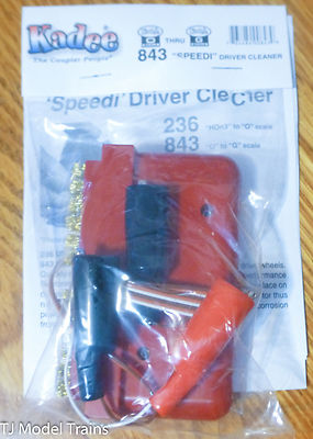 Kadee #843 (O - G Scale) Speedi-Driver Cleaner Brush -- For G & #1 ...