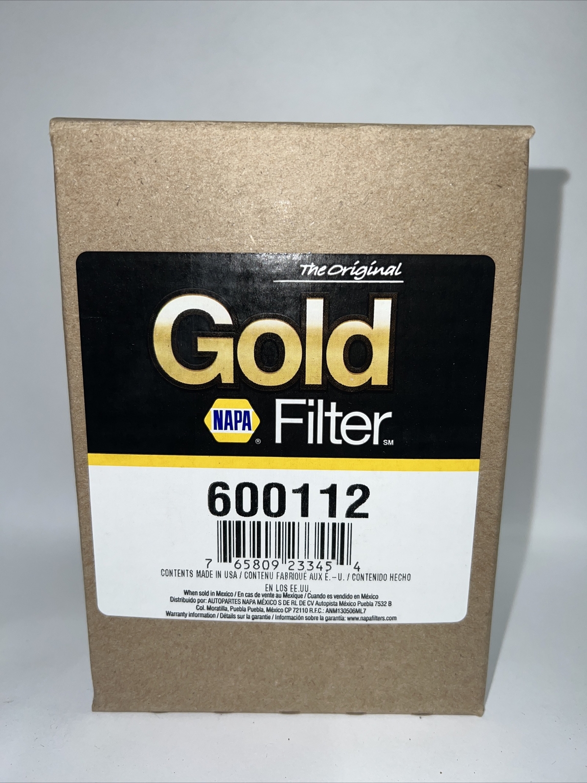 NAPA 600112 - Fuel filter cross reference