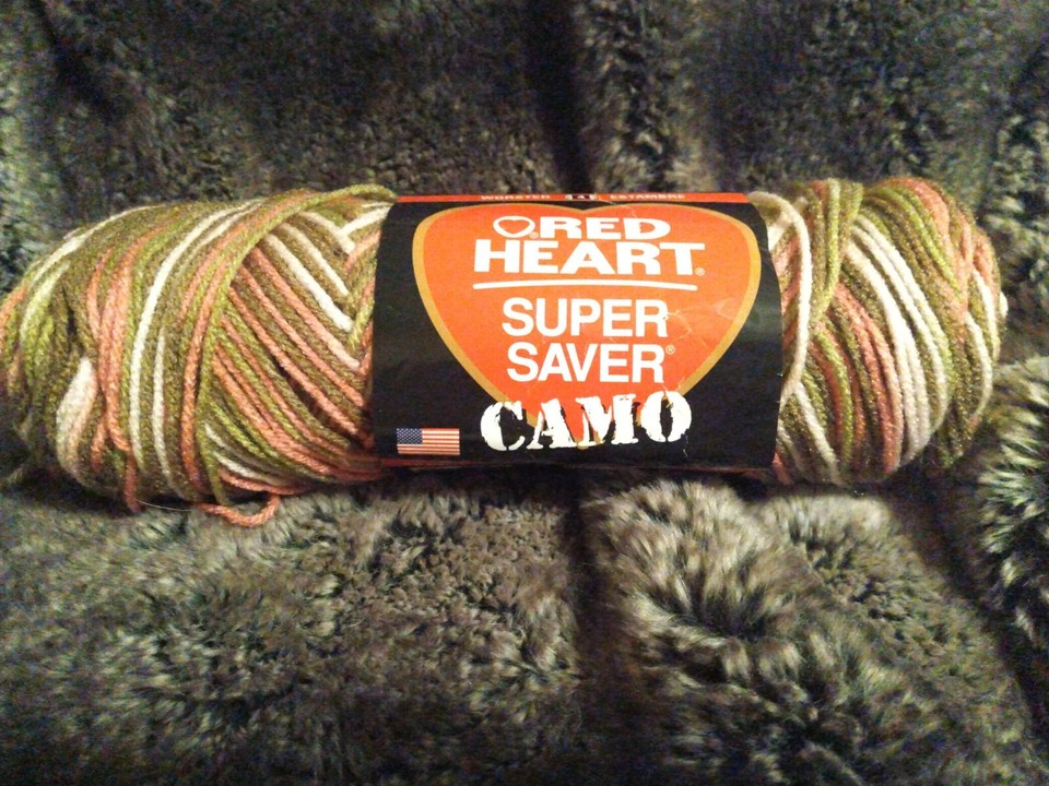 Red Heart Super Saver Camo Yarn #0972 Pink Camo 5 Oz NEW | eBay
