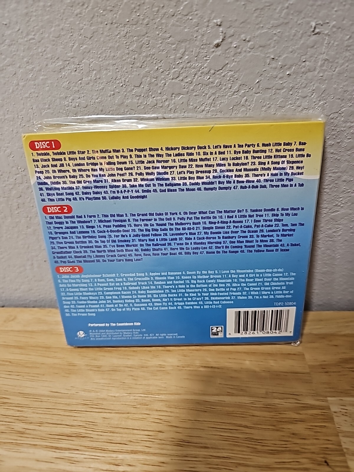 150 Fun Songs for Kids by The Countdown Kids (CD, Jul-2005, 3 Discs ...