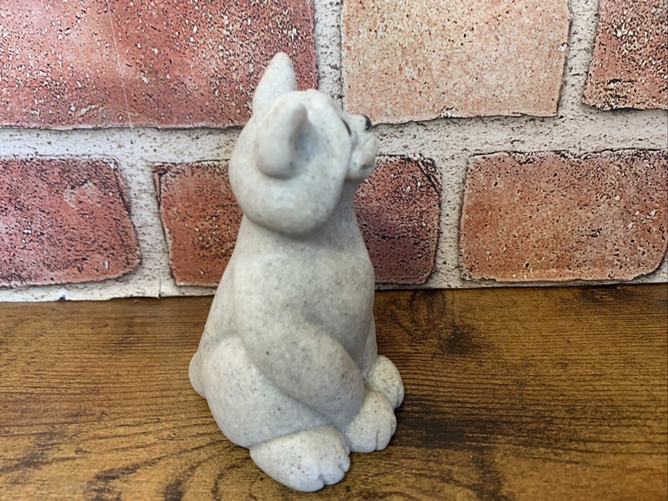 Quarry Critters Cat Chico 2000 Figurine Second Nature Design Big Smile ...