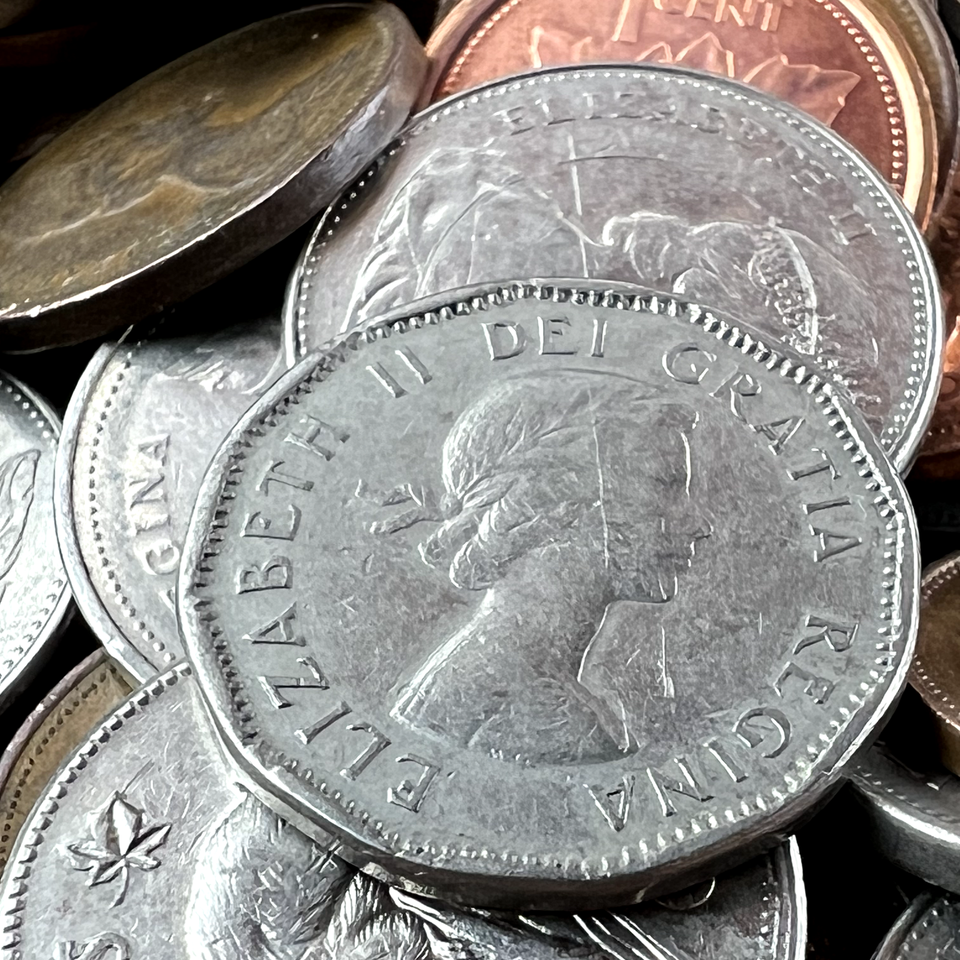 Canada Coin | 1 Random Collectible Old Canadian Coin for Coin ...