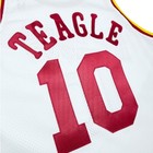 Vtg 1992-93 rare houston rockets #10 teagle game worn champion jersey ...