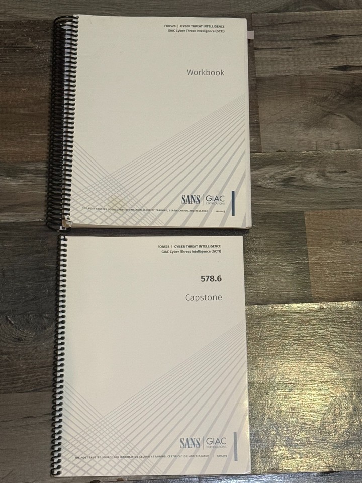 Sans FOR578 CYBER THREAT INTELLIGENCE AND REQUIREMENTS, GIAC CTI 7 ...