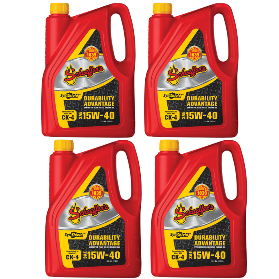 Schaeffer Manufacturing 0700 CK-4 15W40 Diesel Engine Oil SynShield ...