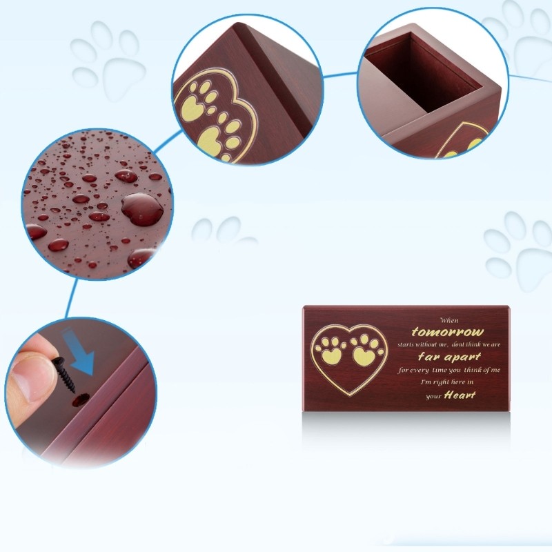 Cats Cremation Urn for Ashes Pet Funeral Cremation Box Memorial Cats ...