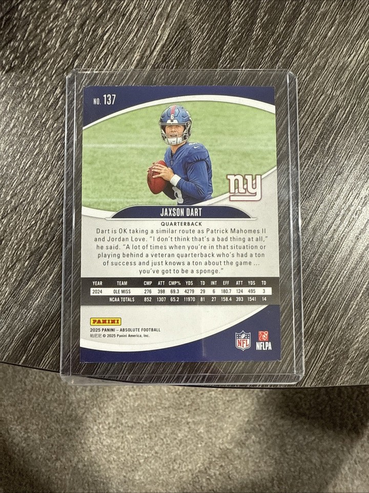 jackson dart rookie Card Panini | eBay