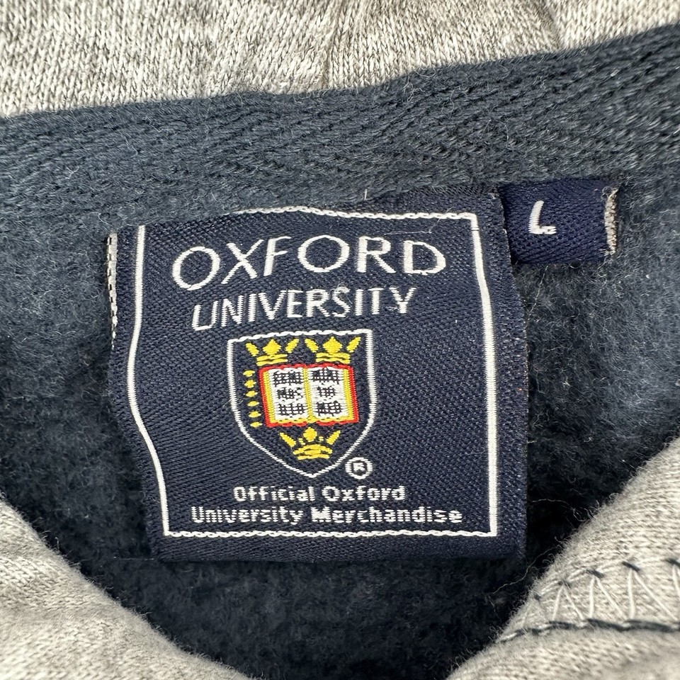 Oxford University Hoodie Men’s Large Blue Embroidered Logo Official ...