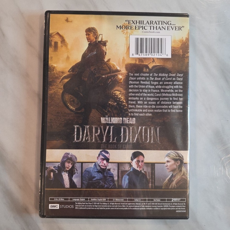 The Walking Dead: Daryl Dixon Season 2 The Book of Carol DVD ...