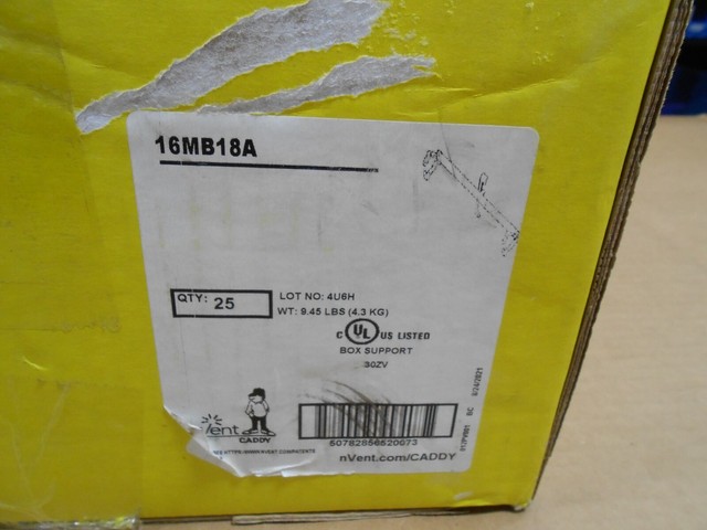 CADDY ERICO 16MB18A COMBINATION BOX CONDUIT HANGER DROP WIRE ROD 1" (25 ...