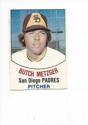 BUTCH METZGER 1977 Hostess Baseball card #99 San Diego Padres VG | eBay