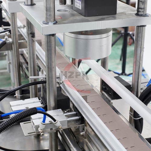 Automatic Linear Capping Sealing Machine for Round Plastic Bottle Cover ...
