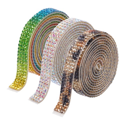 3Roll 3 Yards 8mm Diamond Ribbon Colorful,Blue,Green,Yellow,Red,Black ...