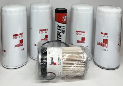 Volvo D13 Engine Filters Volvo D13 Oil Change LF17503, LF17502, FS19765 ...