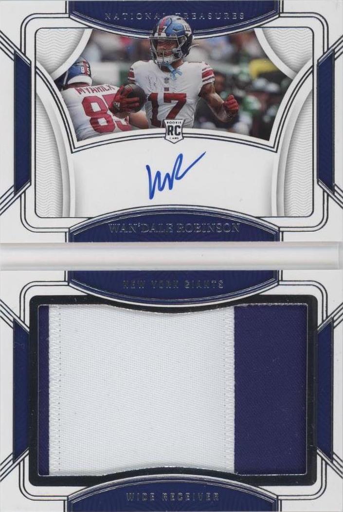 2022 Panini National Treasures - Rookie Jumbo Prime Signatures Booklet ...