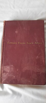 Letters From Lee's Army By Charles Scribner's Sons 1947 Hardback Book ...