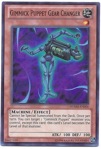 3 x Gimmick Puppet Gear Changer - NUMH-EN006 - Super Rare - Unlimited ...