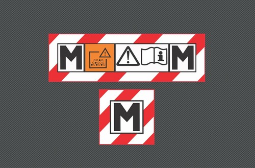 2x M CLASS STICKER 150X50 VACUUM HOVER EXTRACTOR FESTOOL DEWALT ...