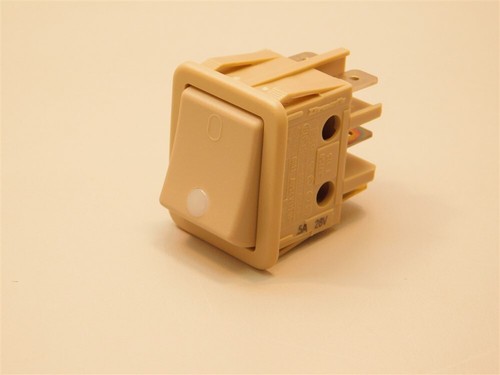 2 Dreefs Switch Inc. 12-25547-01 / 5930-01-374-8422 DPST Gr.LED Rocker ...