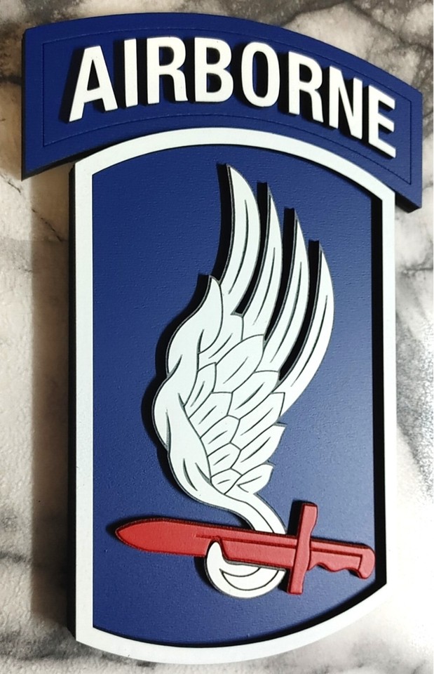 8" US Army 173rd Airborne Brigade Combat Team "Sky Soldiers" Plaque | eBay