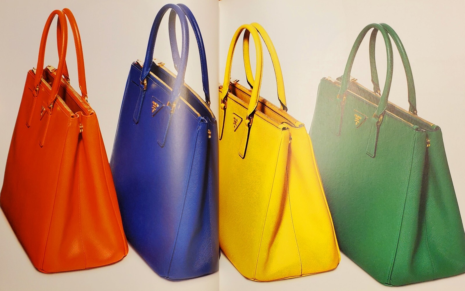 NEW Prada Milano 2014 Galleria Bag Lookbook - 61 Color Pages + Index | eBay