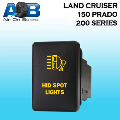 12V Push switch 993O HID SPOT LIGHTS For Toyota Hilux GUN Landcruiser ...