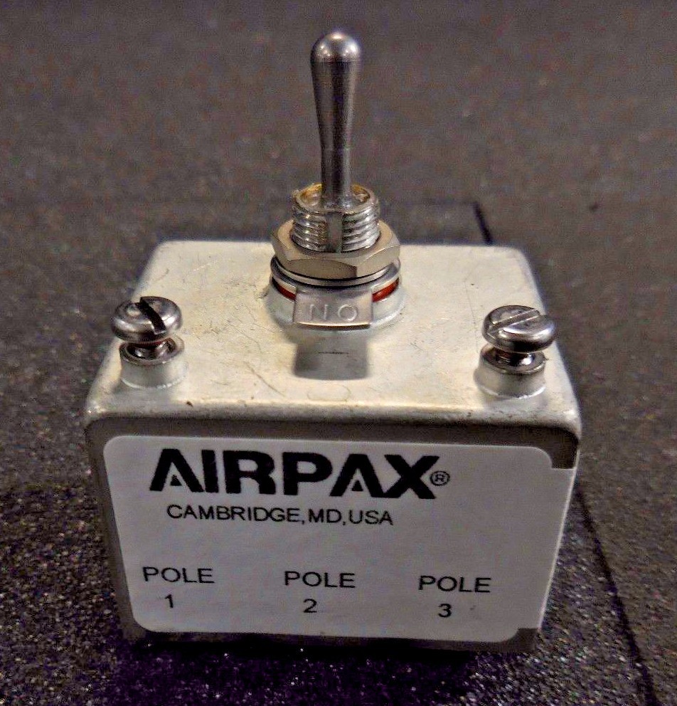 Airpax M39019/05-219 Switch Circuit Breaker (Delay B, 50/60Hz, 240-400 ...
