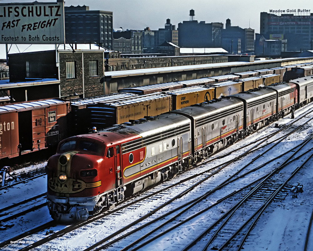 Santa Fe San Francisco Chief Metal Photo Sign | eBay