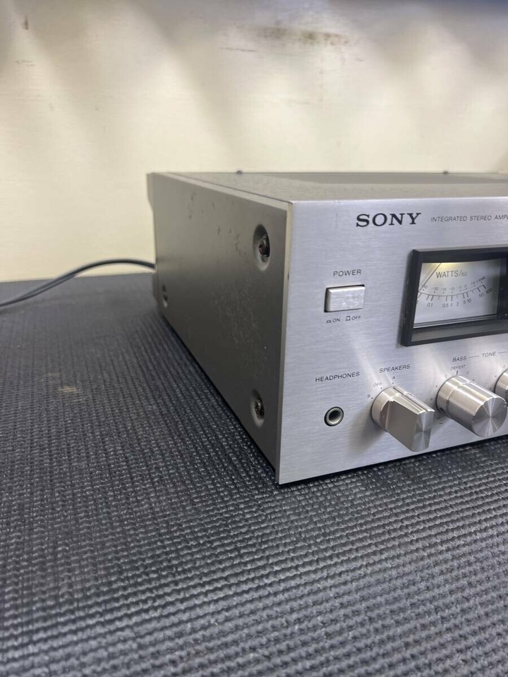 Sony TA-F5 Integrated Amplifier Vintage Silver 100V pre-main amp for ...