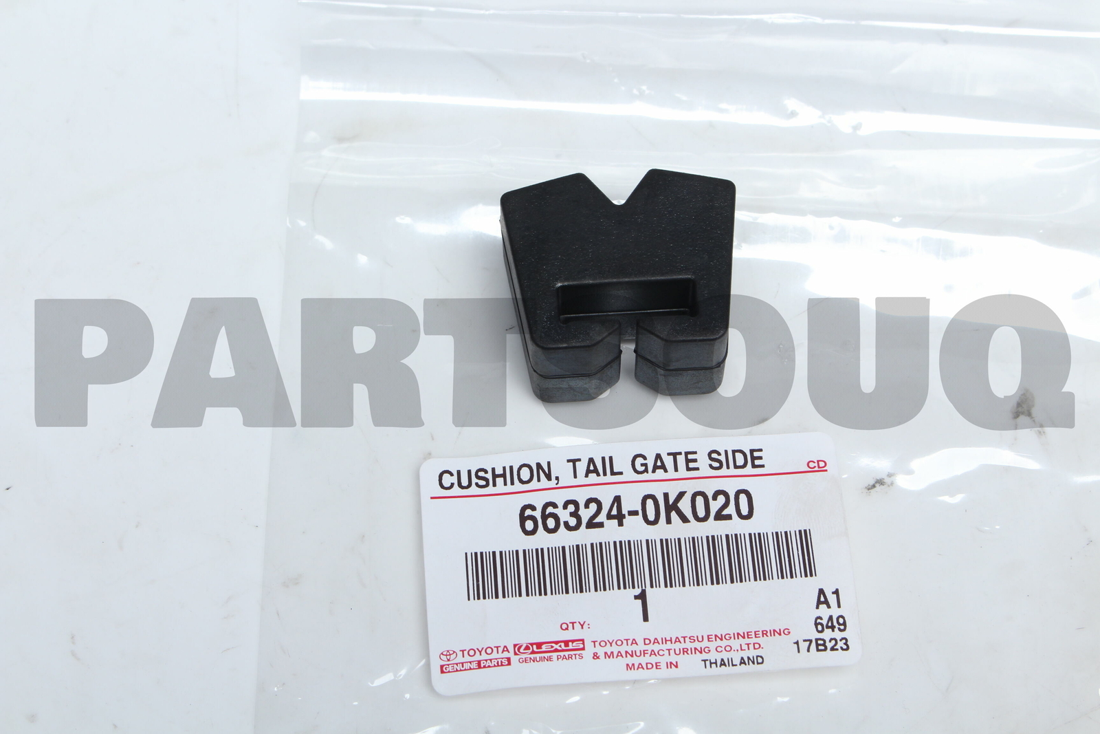 663240K020 Genuine Toyota CUSHION, TAIL GATE 66324-0K020 | eBay