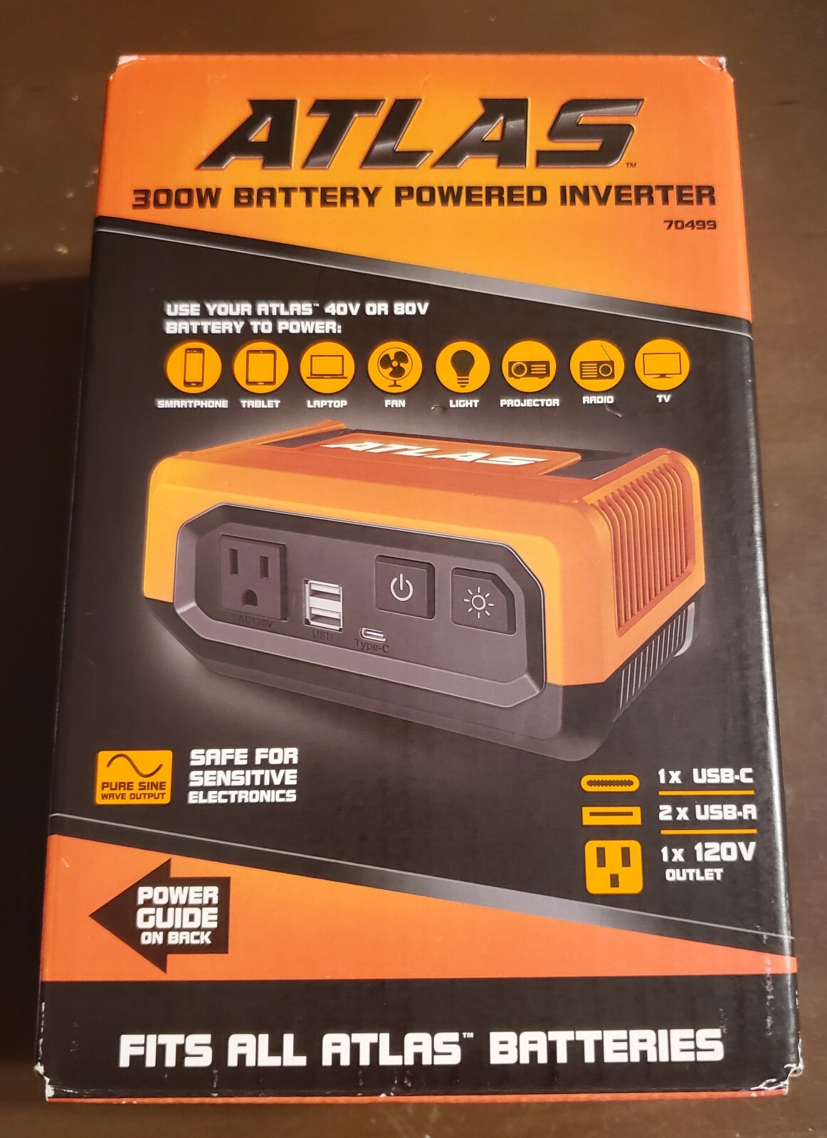 40V/80V 300w Battery-Powered Power Inverter Pure Sine Wave Inverter ...