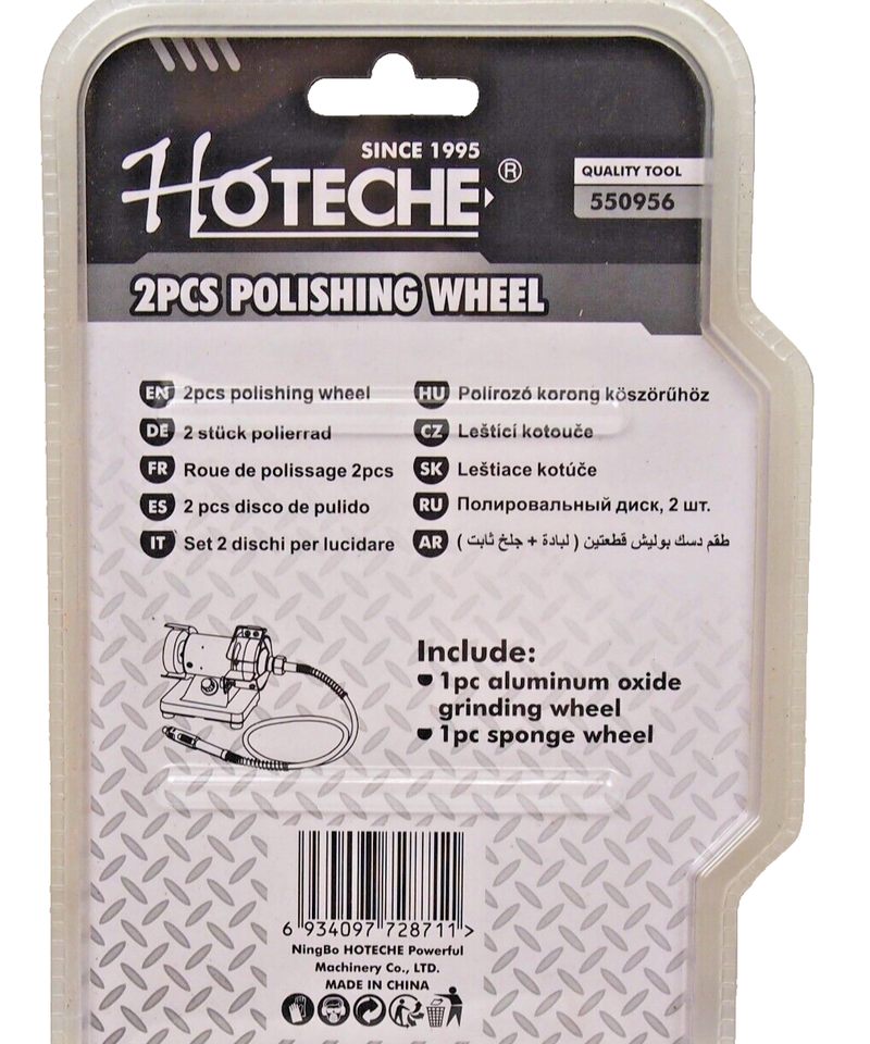 Hoteche 2pc 3" Grinding Polishing Wheel Set For 3" Mini Bench Grinder ...